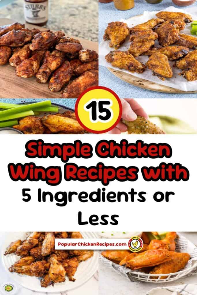 15 Simple Chicken Wing Recipes with 5 Ingredients or Less - Popular ...
