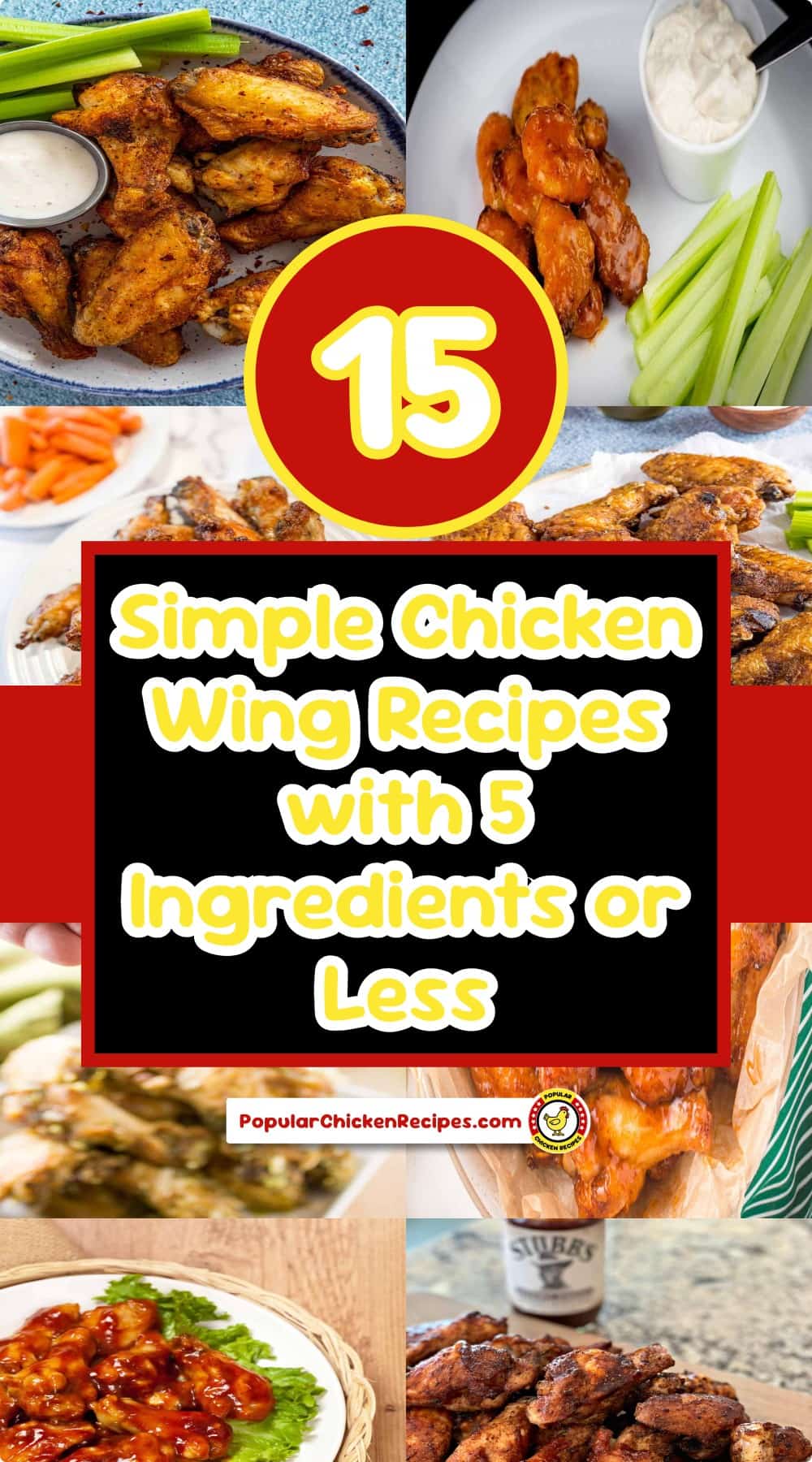 15 Simple Chicken Wing Recipes with 5 Ingredients or Less - Popular ...